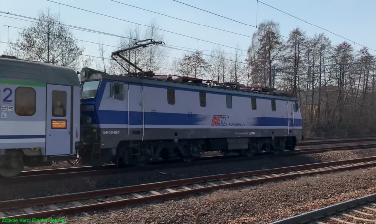 Lokomotywa Elektryczna EP09-001. 2024r. – Polrails