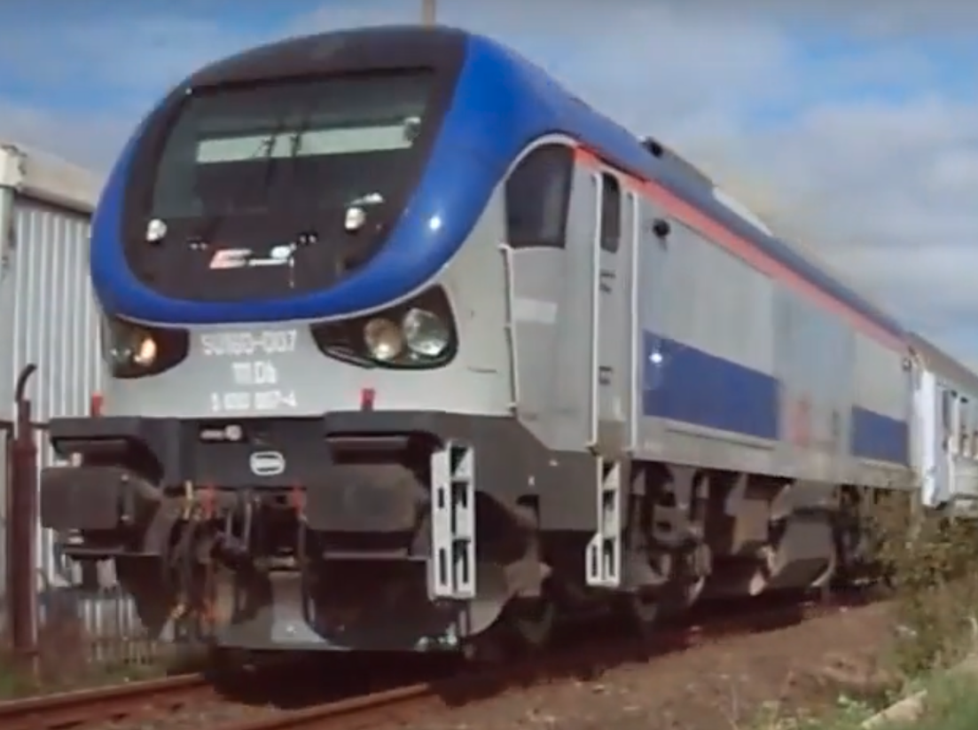Lokomotywa spalinowa PESA SU160 / 111Db. 2014r. – Polrails