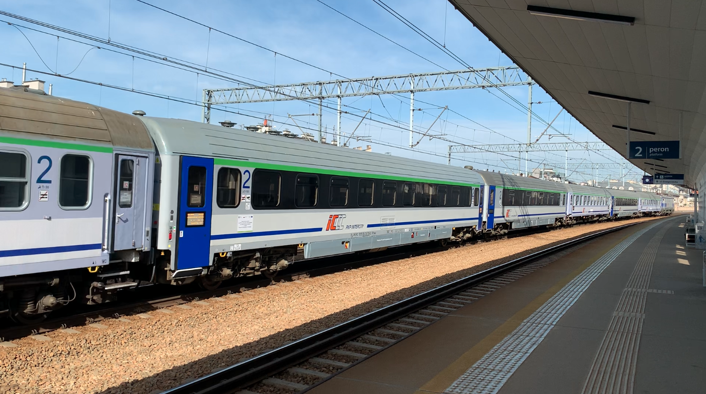 Pociąg InterCity TLK Kossak. 2025r. – Polrails