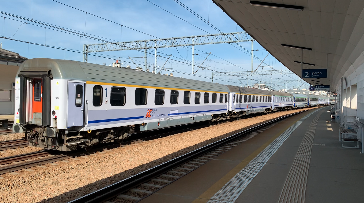Pociąg InterCity TLK Kossak. 2025r. – Polrails